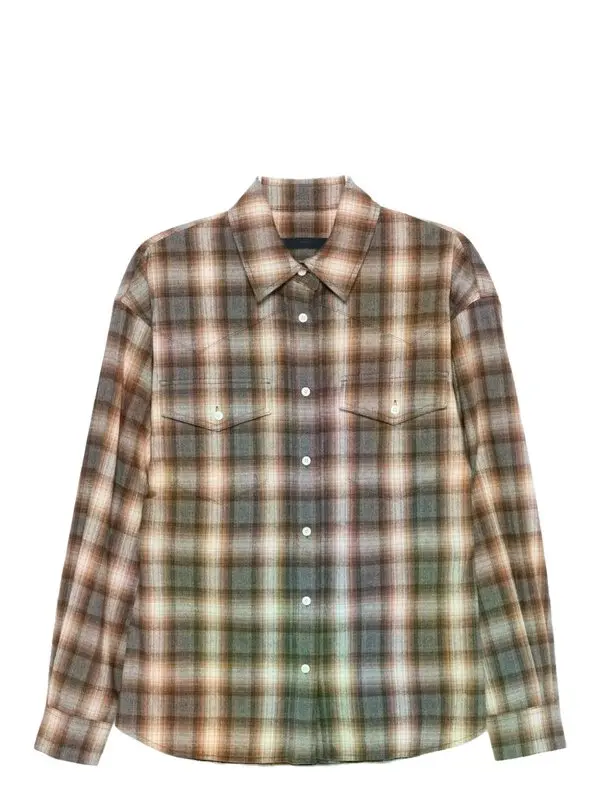 JUUN.J Western Check Shirt - Neutrals