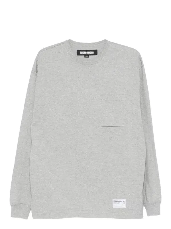 NEIGHBORHOOD Patch-pocket Long-sleeve T-shirt - Grey