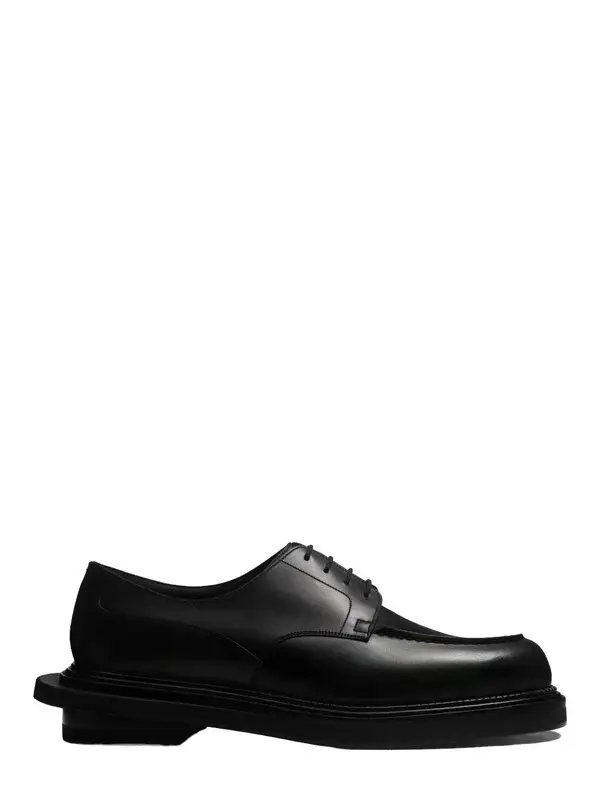 J.M. WESTON Leather Derby - Black