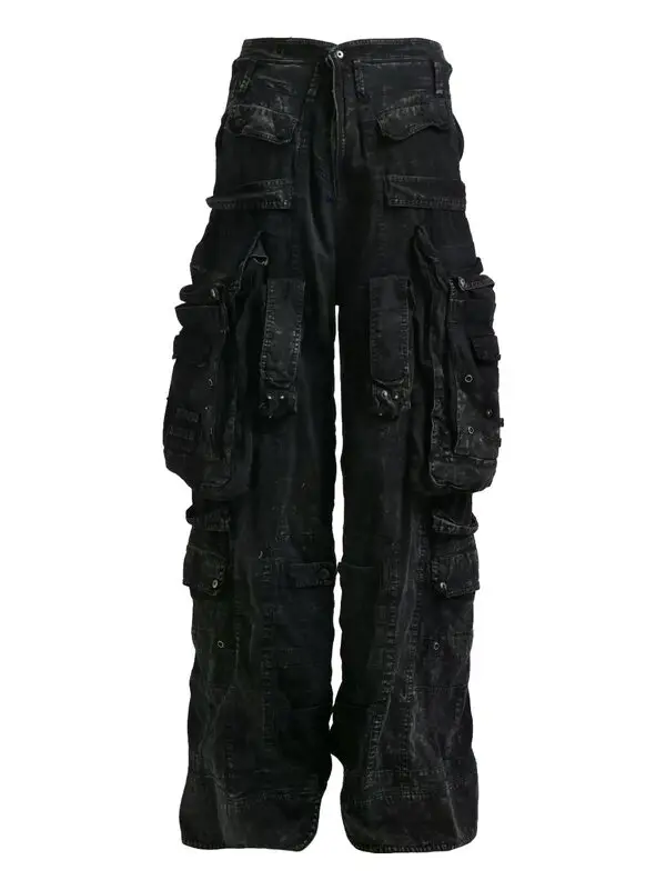 JULIUS Cargo Trousers - Black