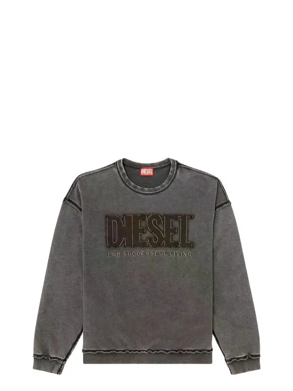 DIESEL® S-boxt-raw-v1 Sweatshirt - Grey