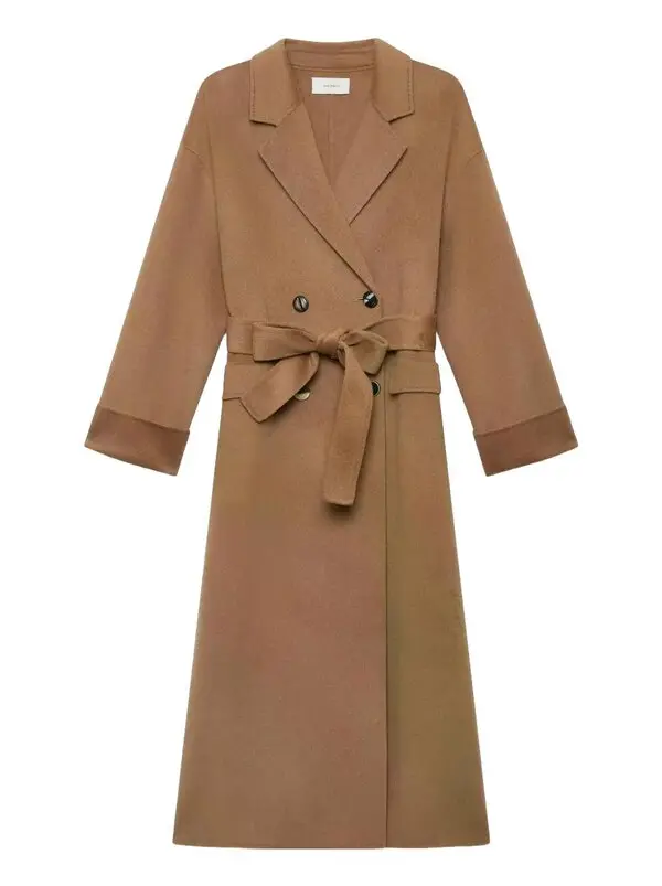 Malìparmi Belted Double-breasted Coat - Brown