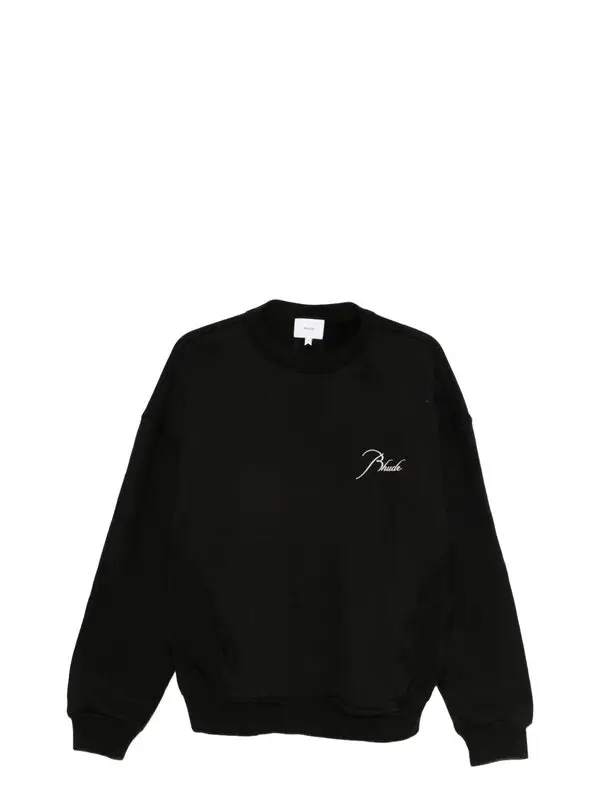 Rhude Logo-print Sweatshirt - Black