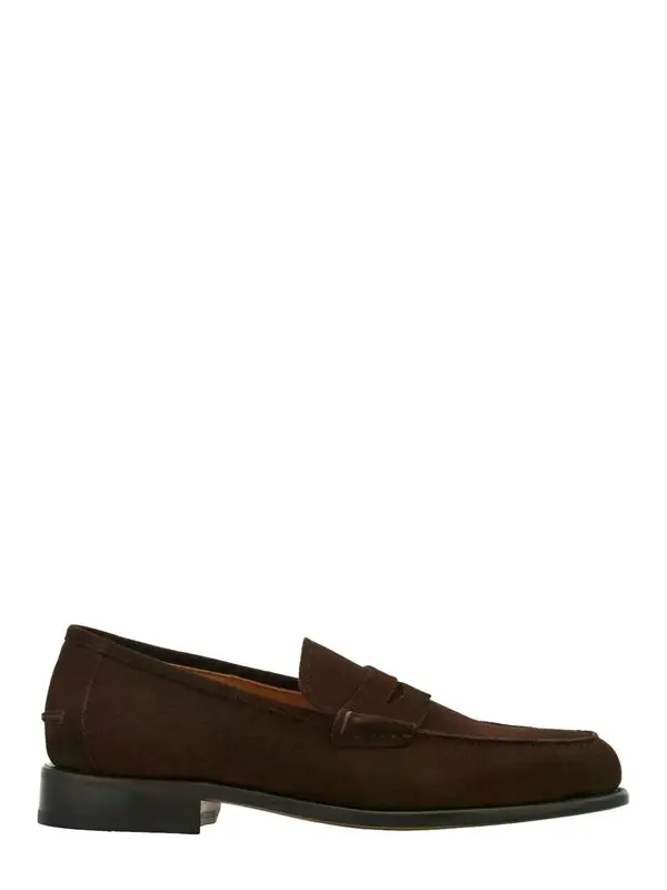 FERRAGAMO Suede Loafers - Brown