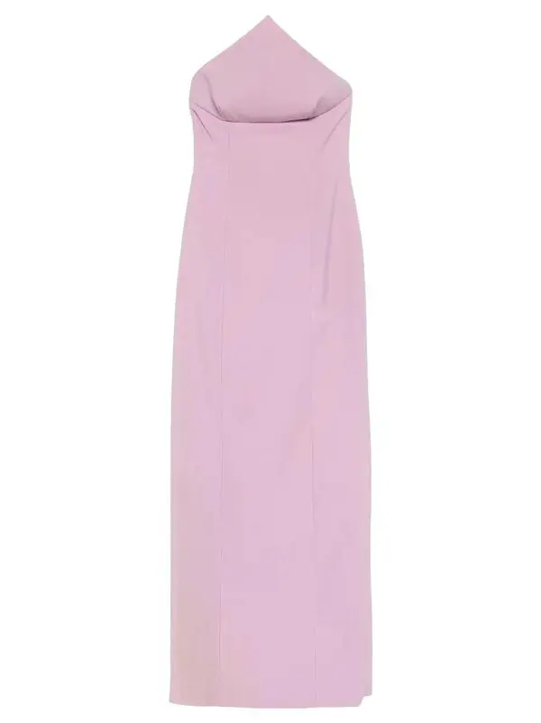 Solace London Off-shoulder Maxi Dress - Pink