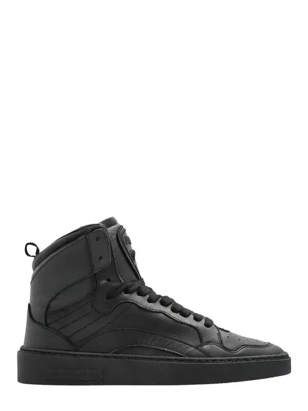 Dsquared2 High-top Leather Sneakers - Black