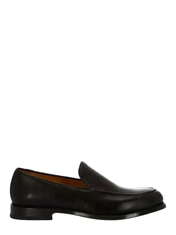 ORTIGNI Leather Loafers - Brown