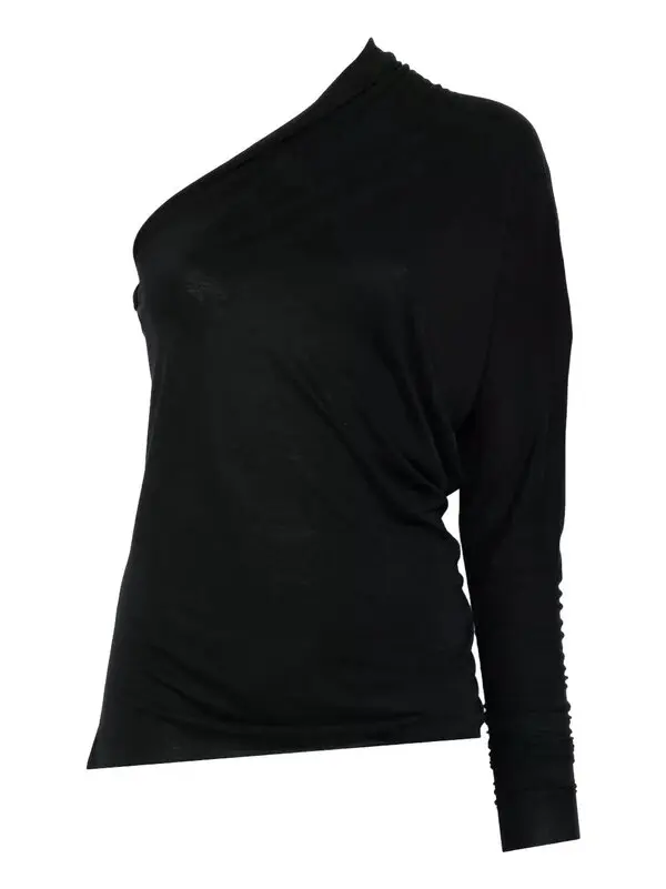 Rick Owens One-shoulder Blouse - Black