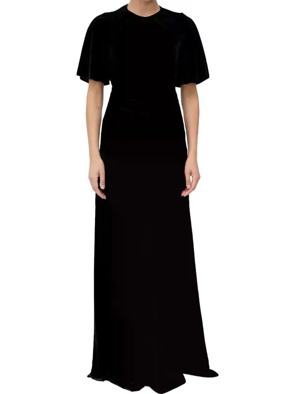 N°21 Open-back Maxi Dress - Black
