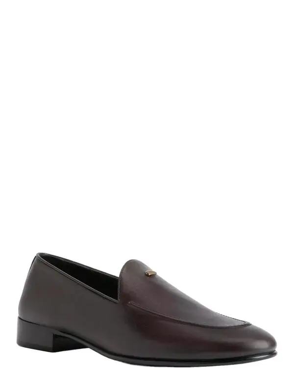 GIUSEPPE ZANOTTI Leather Loafers - Brown