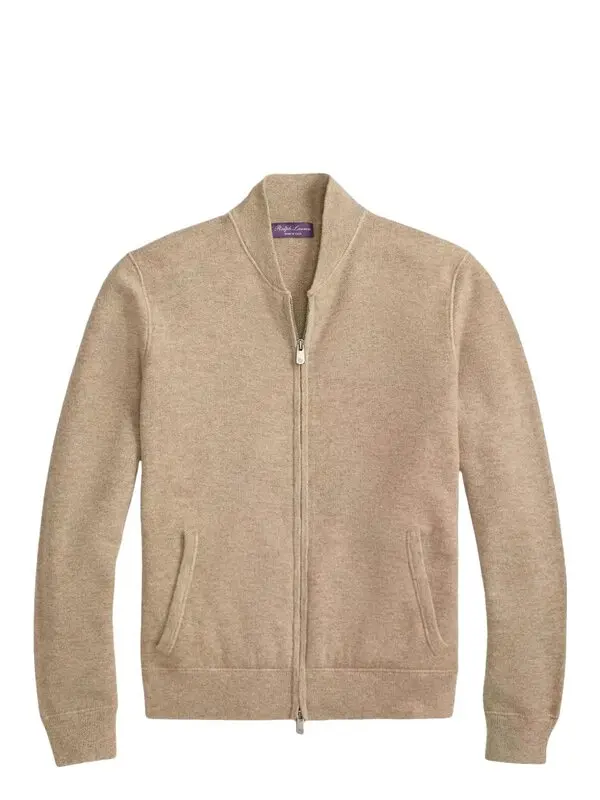 Ralph Lauren Purple Label Full-zip Cardigan - Neutrals