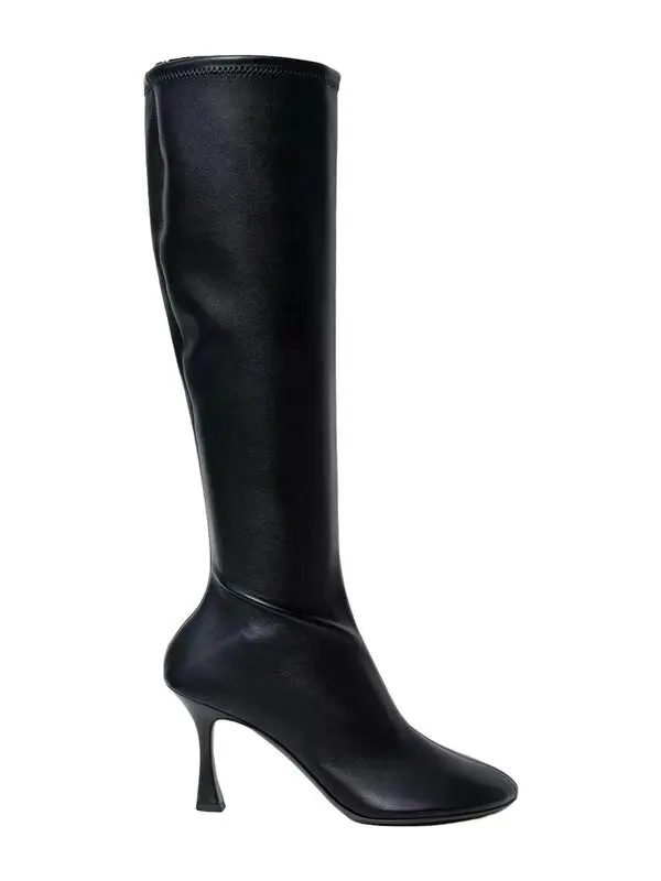 3JUIN 95mm Carine Heel Boots - Black
