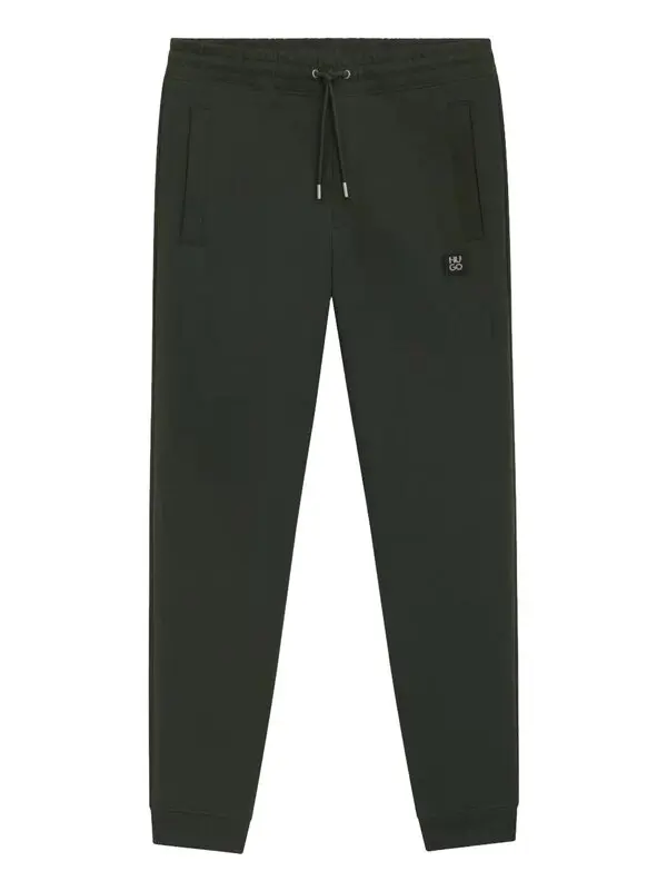 Hugo Logo-patch Drawstring Track Pants - Green