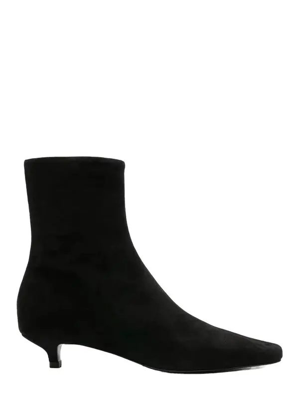 TOTEME Pointed-toe Ankle Boots - Black