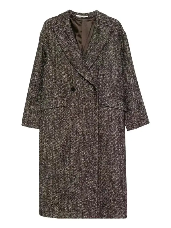 Tagliatore Linden Double-breasted Coat - Brown