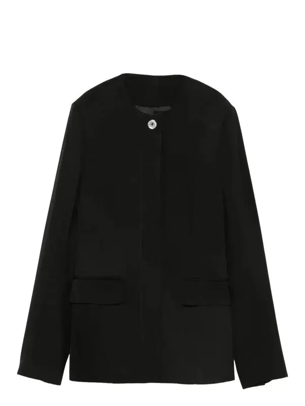 TOTEME Round-neck Jacket - Black