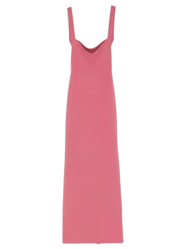 Solace London Square-neck Maxi Dress - Pink