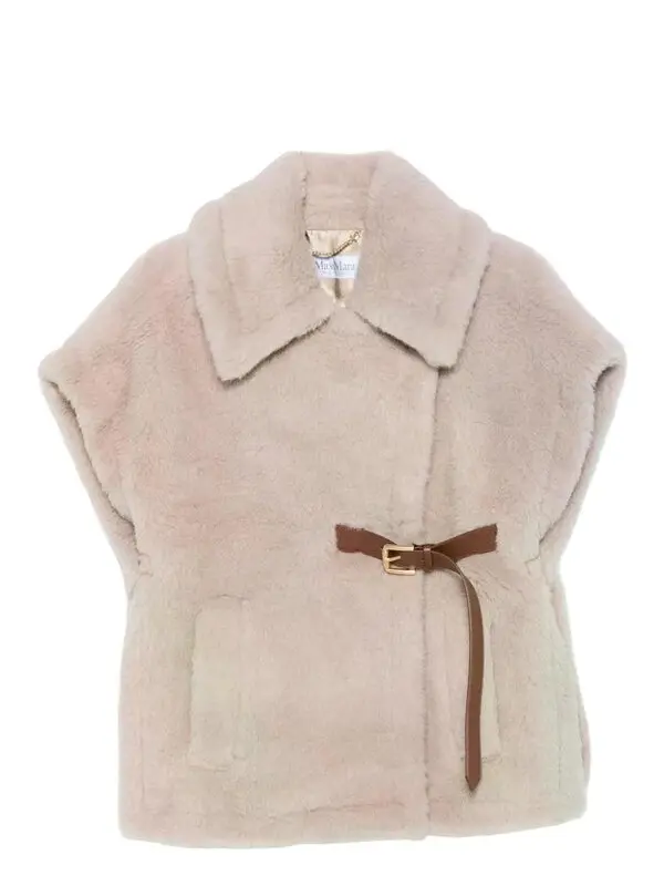 Max Mara Belted Waist Coat - Neutrals