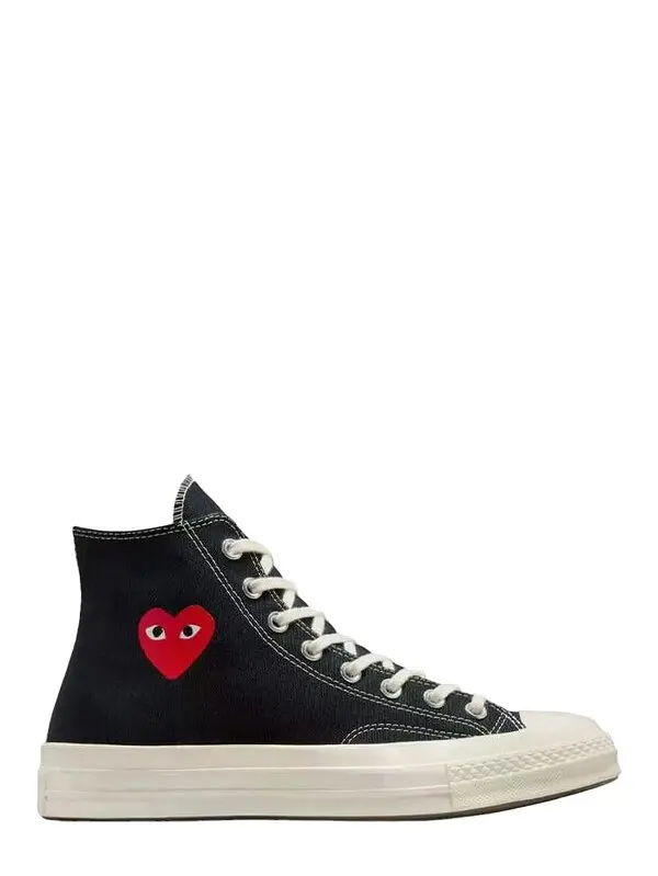 CONVERSE X COMME DES GARONS PLAY Chuck Taylor Heart-print High Top Sneakers - Blue