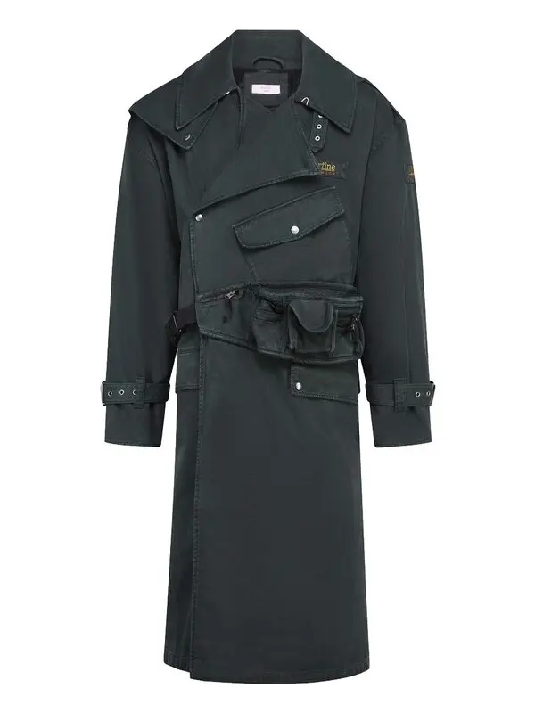 Martine Rose Cotton Coat - Green