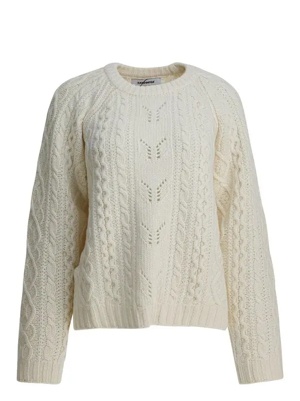 SANDBEIGE Knitwear - White