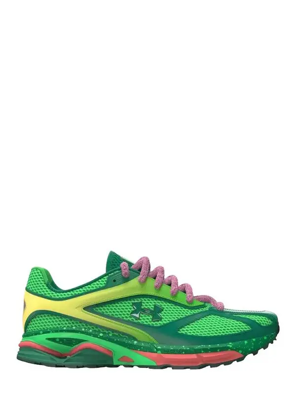 Under Armour Apparition Athletic Sneakers - Green/purple