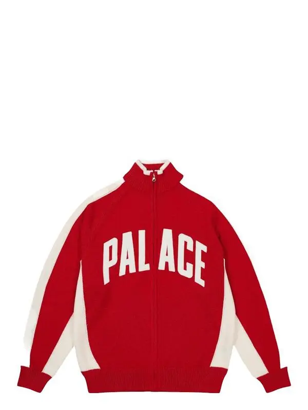 PALACE Arch Funnel Knit - Truest Red