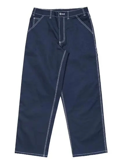 Nike Life Carpenter Denim Straight Cargo Pants - Navy Blue