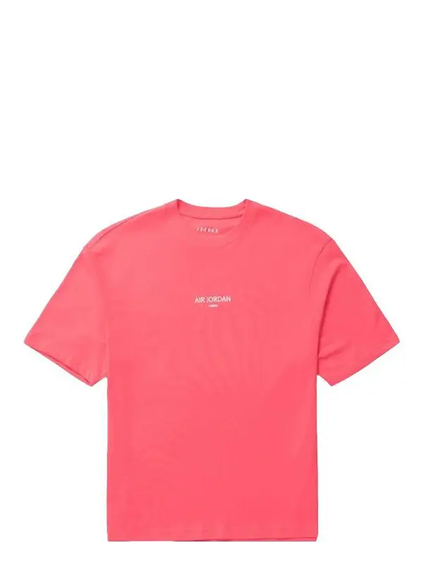 Nike Jordan Wordmark 85 Fleece Tokio Edition Tee Shirt - Aster Pink/fuchsia/white