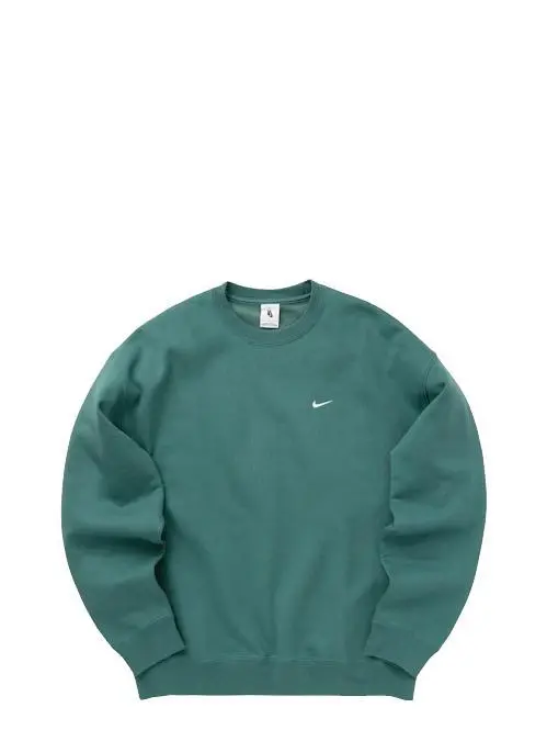 Nike Nikelab Solo Swoosh Fleece Crewneck Sweatshirt - Mineral Teal