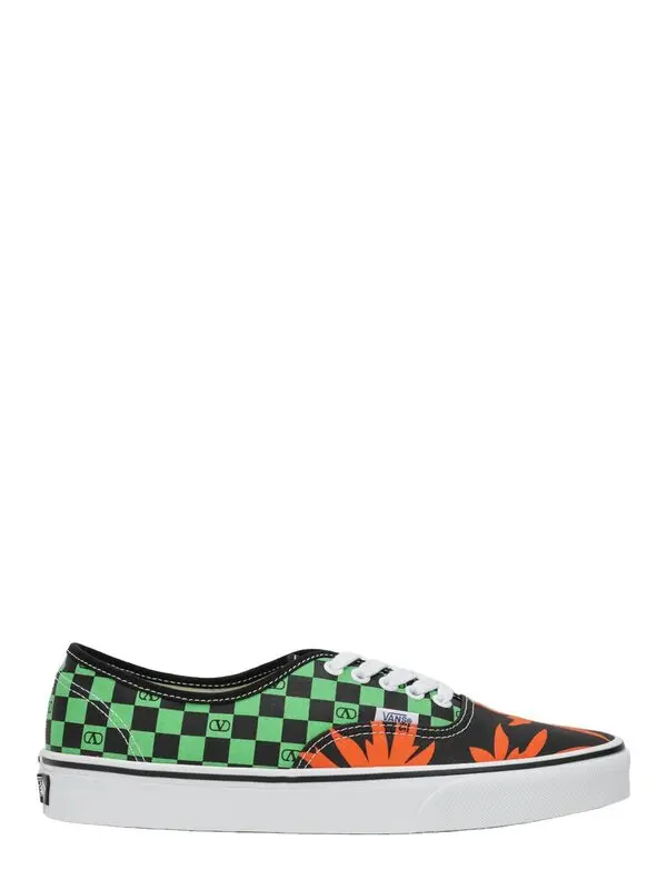 VALENTINO GARAVANI X VANS Vlogo Checkerboard Print Low-top Sneaker - Black