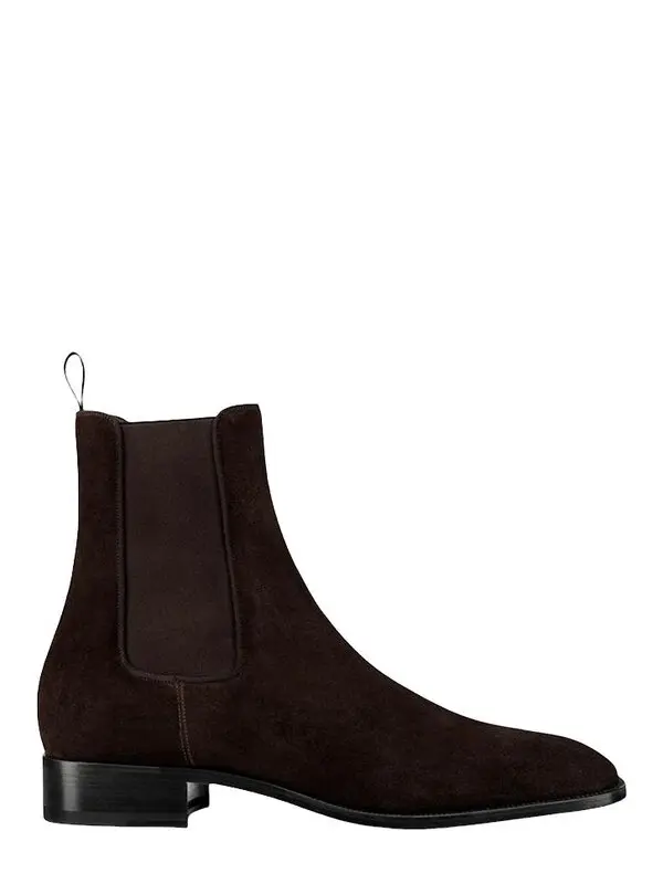 CHRISTIAN LOUBOUTIN Samson Chelsea Boot - Brown
