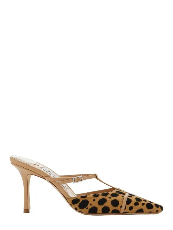 JIMMY CHOO X Conner Ives Gloria Cheetah Print Mules - Animal