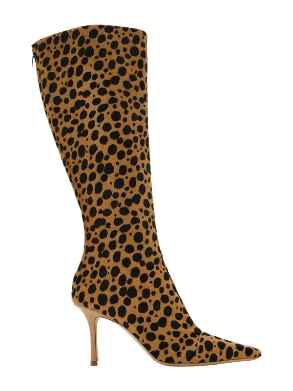 JIMMY CHOO Gloria Cheetah-print Pony Hair Knee Boots - Animal