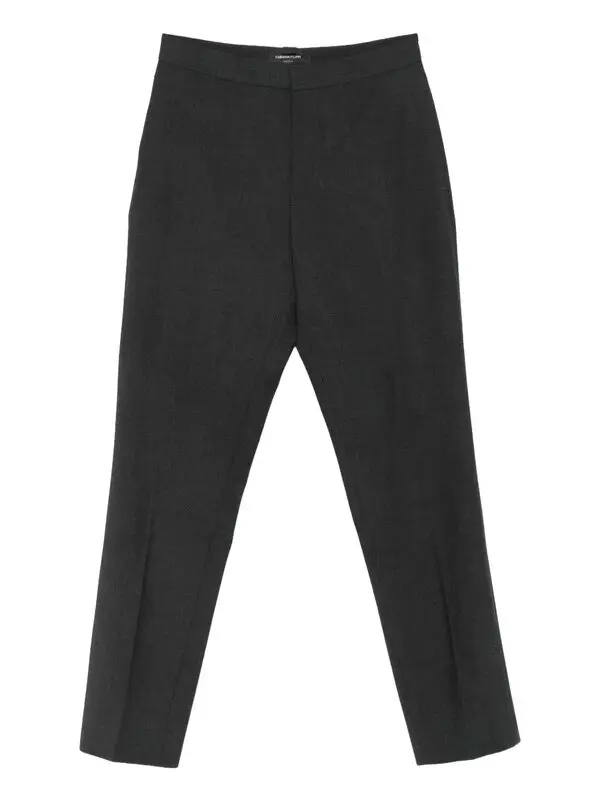 Fabiana Filippi Pressed-crease Trousers - Grey