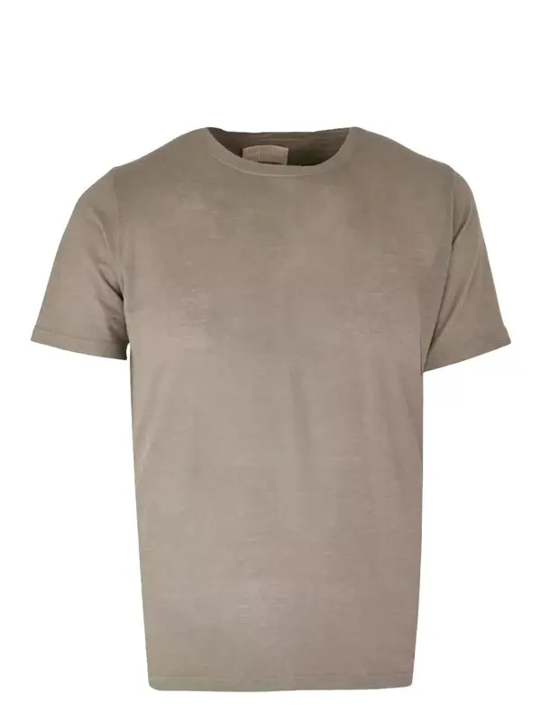 120% Lino Round Neck T-shirt - Neutrals