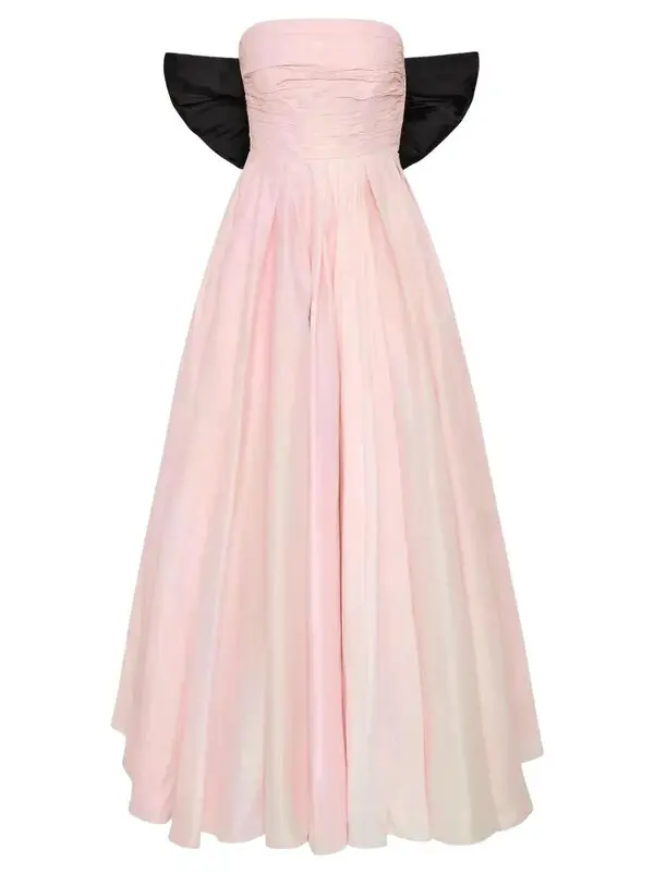 Aje Bow Strapless Maxi Dress - Pink