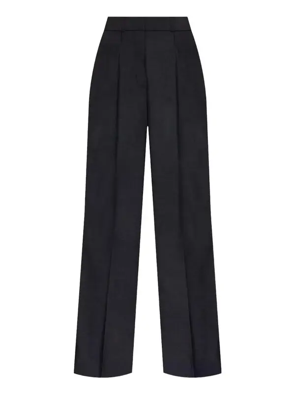 ENTIRE STUDIOS Pleated Wide Leg Trousers - Grey