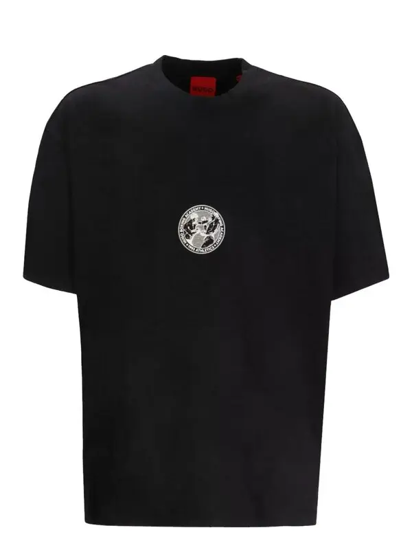 Hugo Graphic-print T-shirt - Black