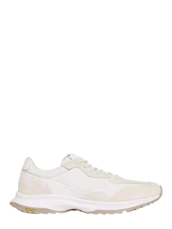 SCAROSSO Lace-up Suede Sneakers - White