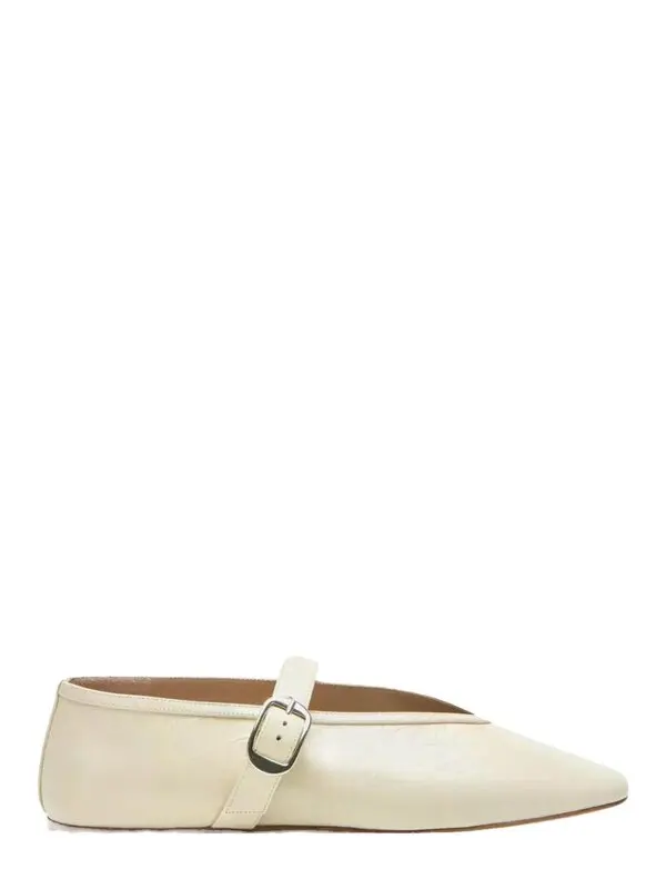 Le Monde Beryl Stella Buckle Ballerinas - Neutrals