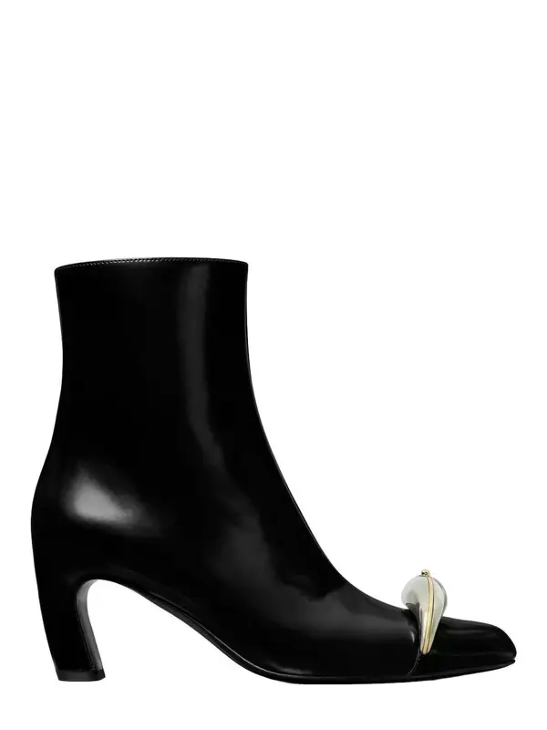 Tory Burch 65mm Pierced Ankle Boots - Black