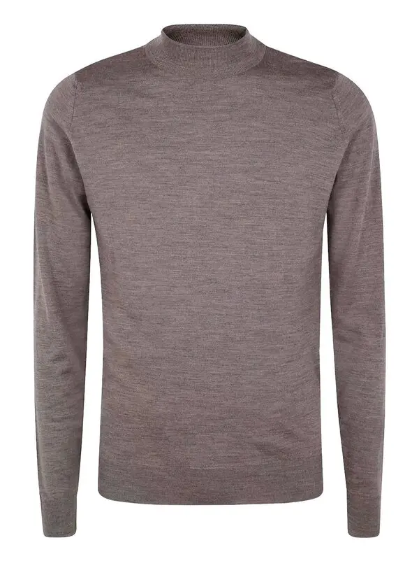 John Smedley Harcourt Long Sleeve Sweater - Brown