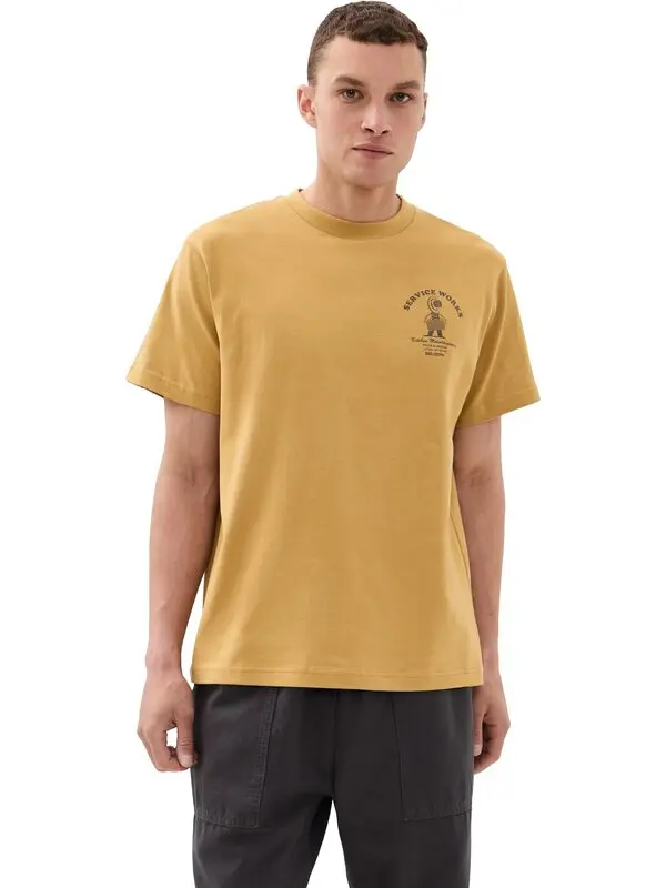 SERVICE WORKS Maintenance Tee - Mustard