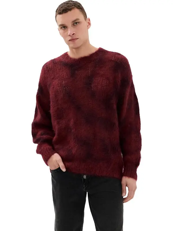 Isabel Marant Miller Mohair Sweater - Deep Red