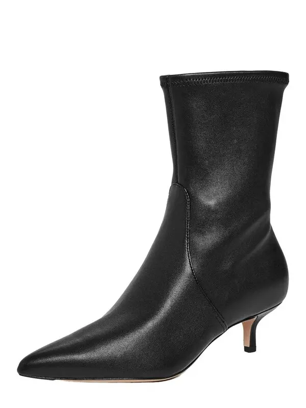 Veronica Beard Lisa Stretch Booties - Black