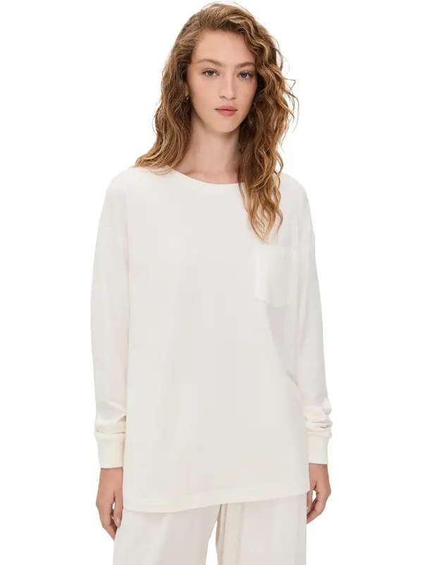 The Upside Soho Cara Long-sleeve Top - Creme
