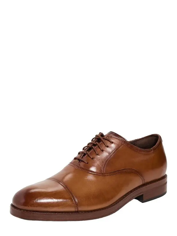 Cole Haan Ledley Grand Cap Toe Oxford Dress - Ch British Tan/dark Natural