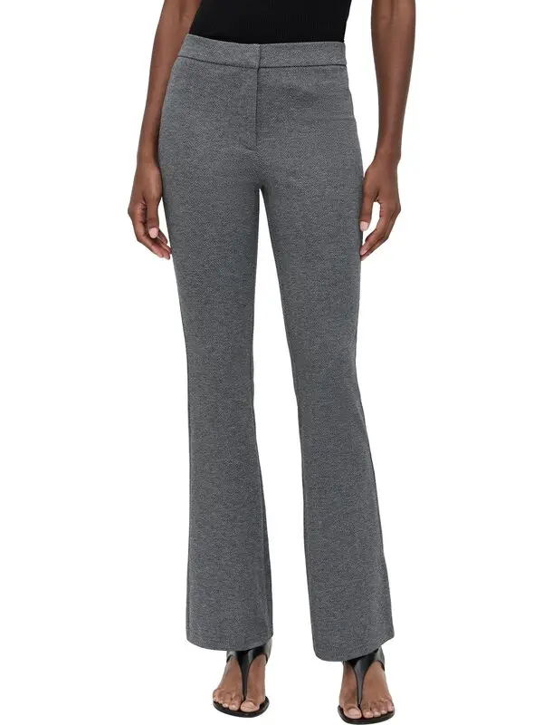 Lioness Herringbone Downtown Pants - Grey Marle