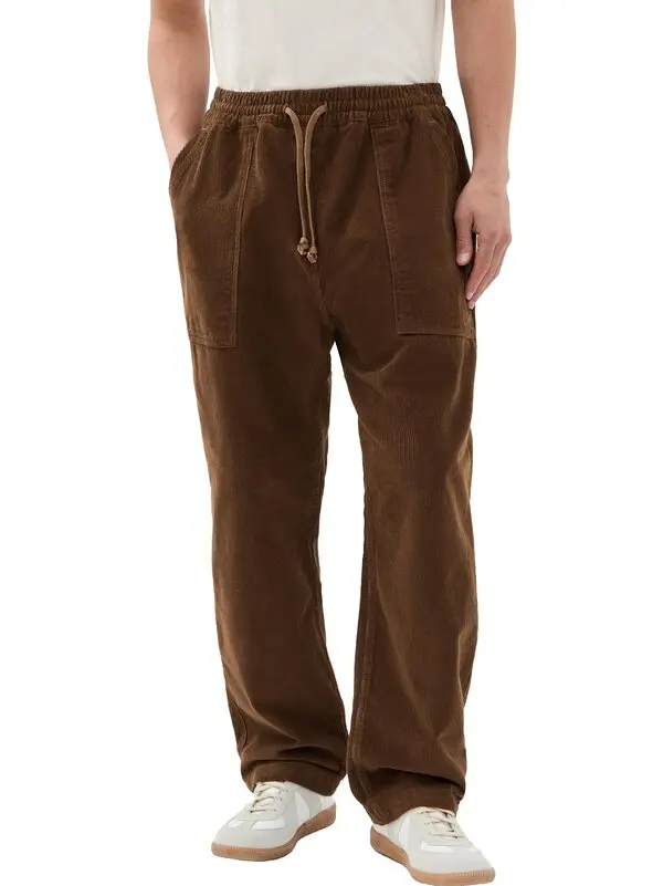 SERVICE WORKS Corduroy Chef Pants - Bark